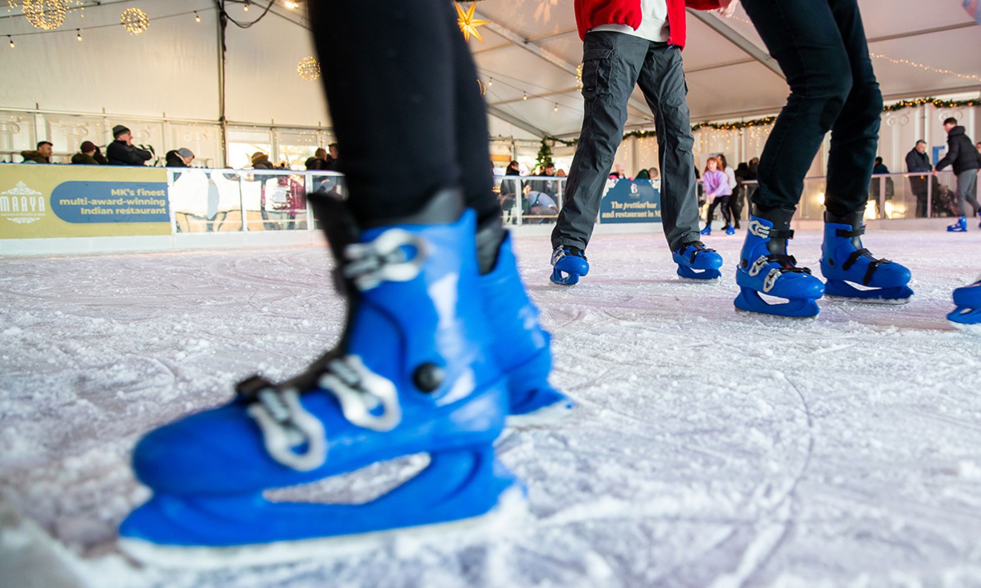 Ice Skating Fun for Beginners at Willen on Ice | Willen Lake